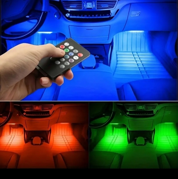 Car Audio, Video & GPS | 4 Line Rgb Usb Under Dash Car Interior Led ...